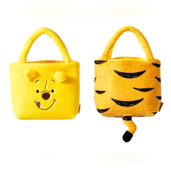 Miniso | Bags | Miniso X Disney Series Plush Reversible Handbag Pooh ...